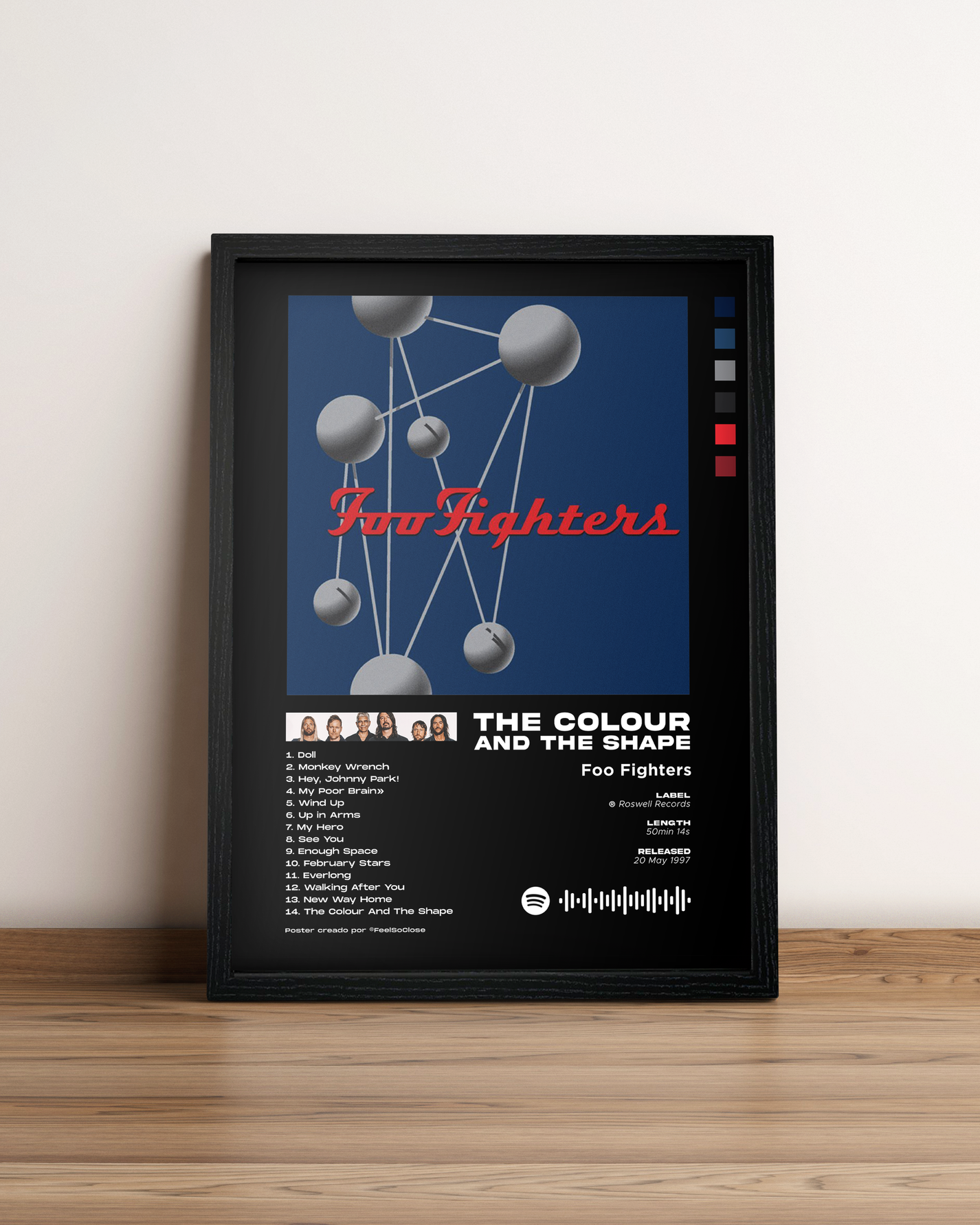 The Colour and the Shape – Feel So Close